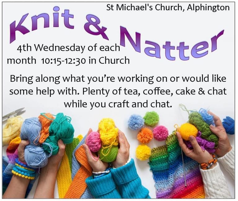 Knit'n'natter - St Michaels Alphington
